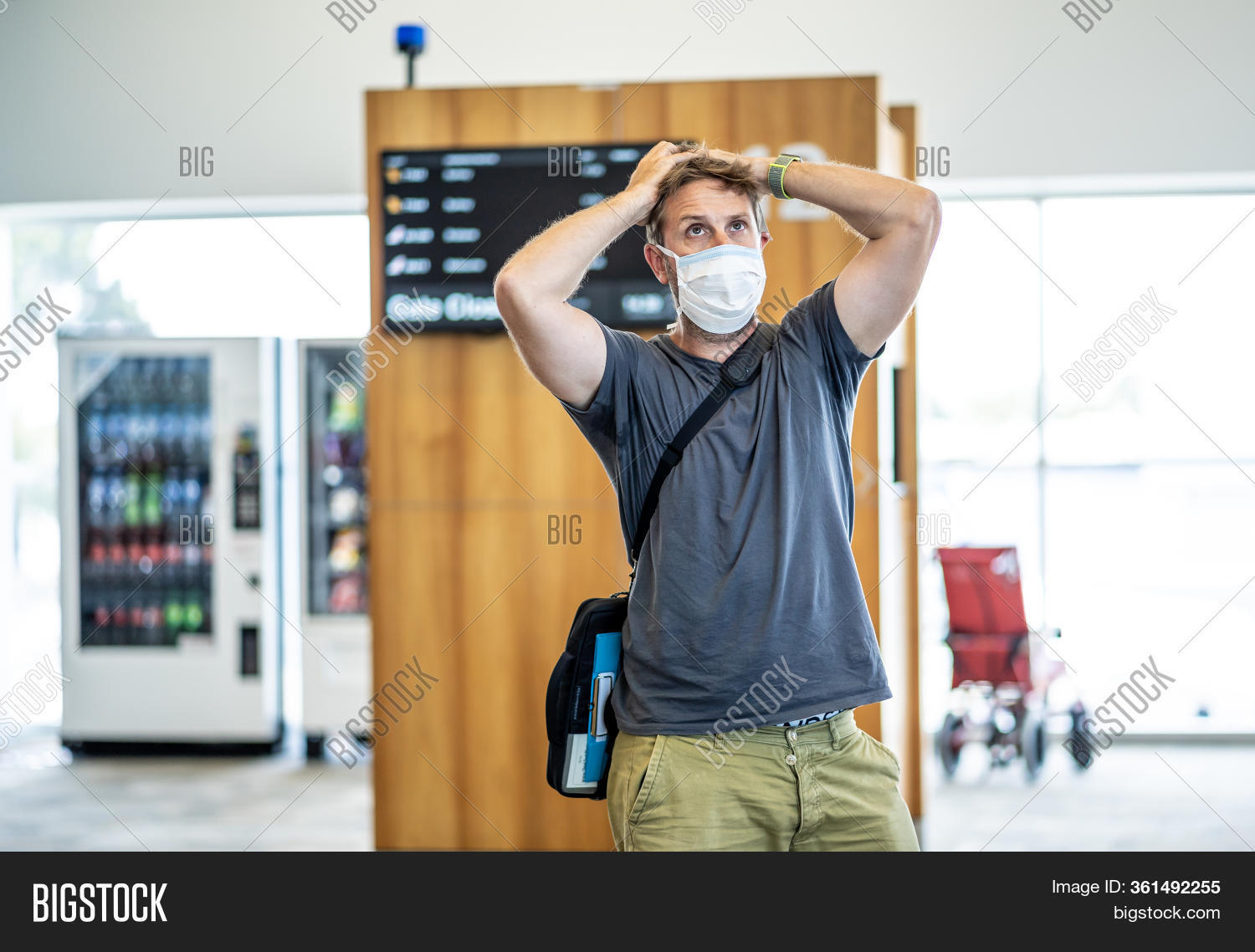 Traveler Mask Stuck Image & Photo (Free Trial) | Bigstock