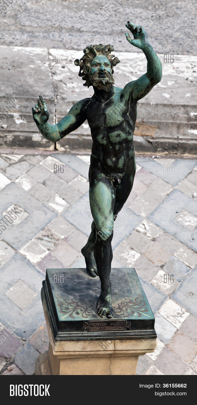 Statue Dancing Faun Image & Photo (Free Trial) | Bigstock