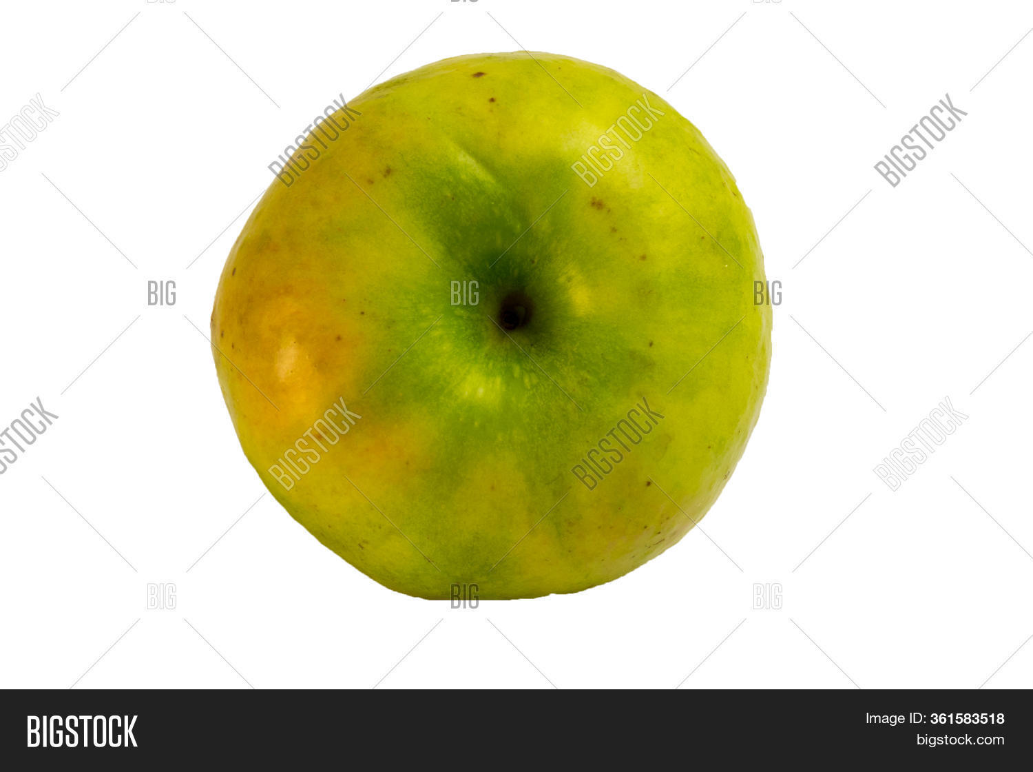 Big Green Apple On Image & Photo (Free Trial) | Bigstock