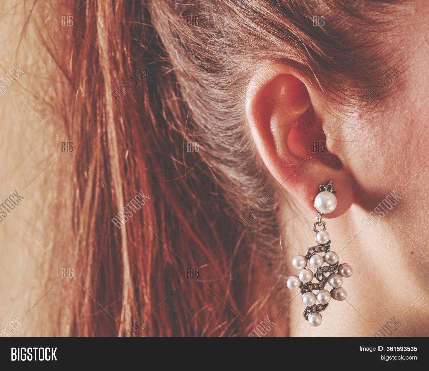 Tender Girl Ear Pearl Image & Photo (Free Trial) | Bigstock