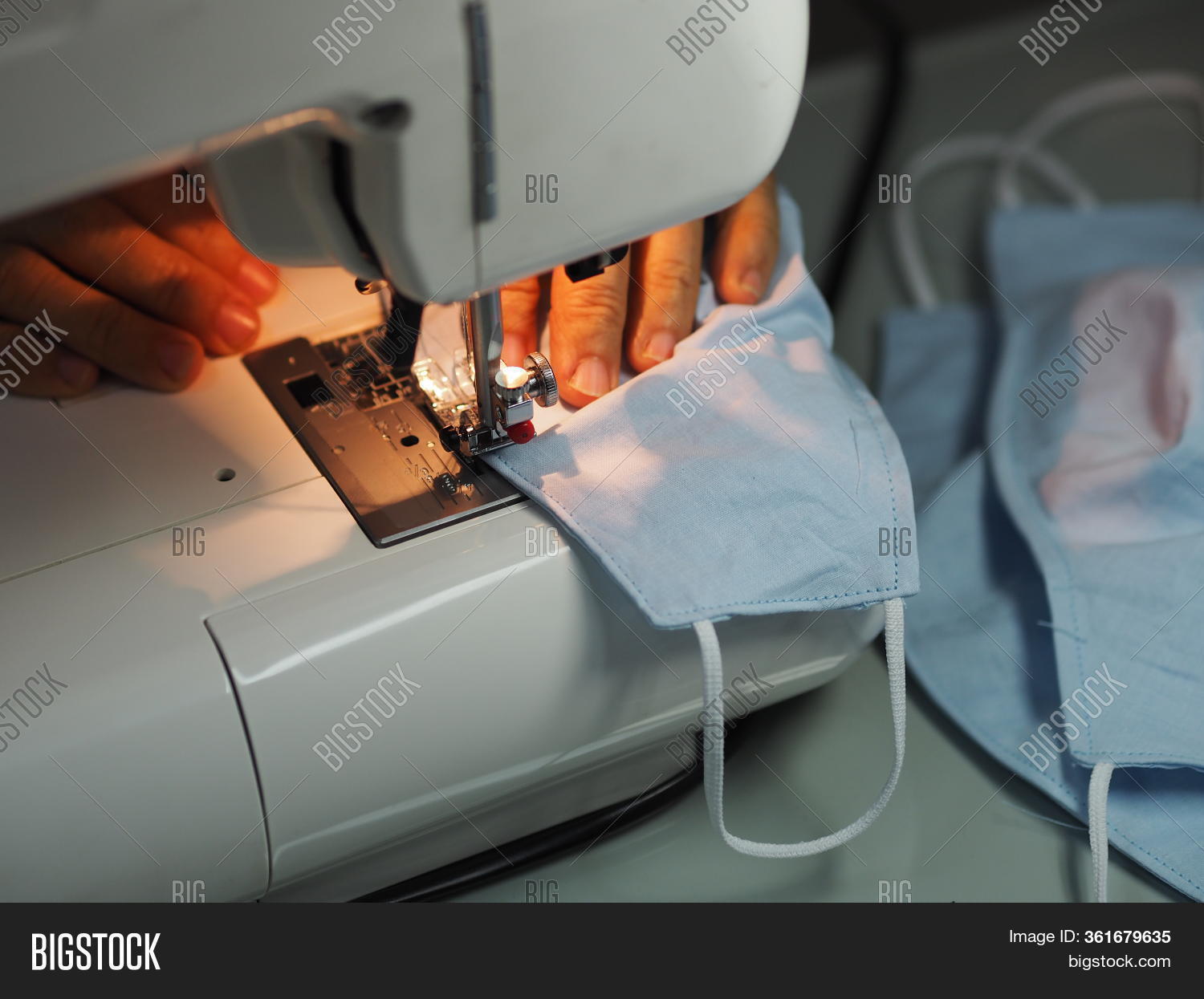 Woman Use Sew Machine Image & Photo (Free Trial) | Bigstock