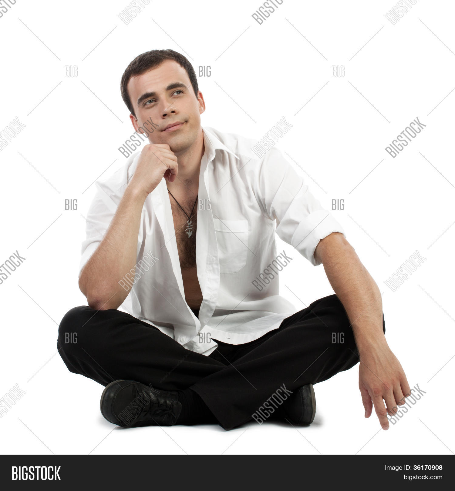 Young Men Wistfully Image & Photo (Free Trial) | Bigstock