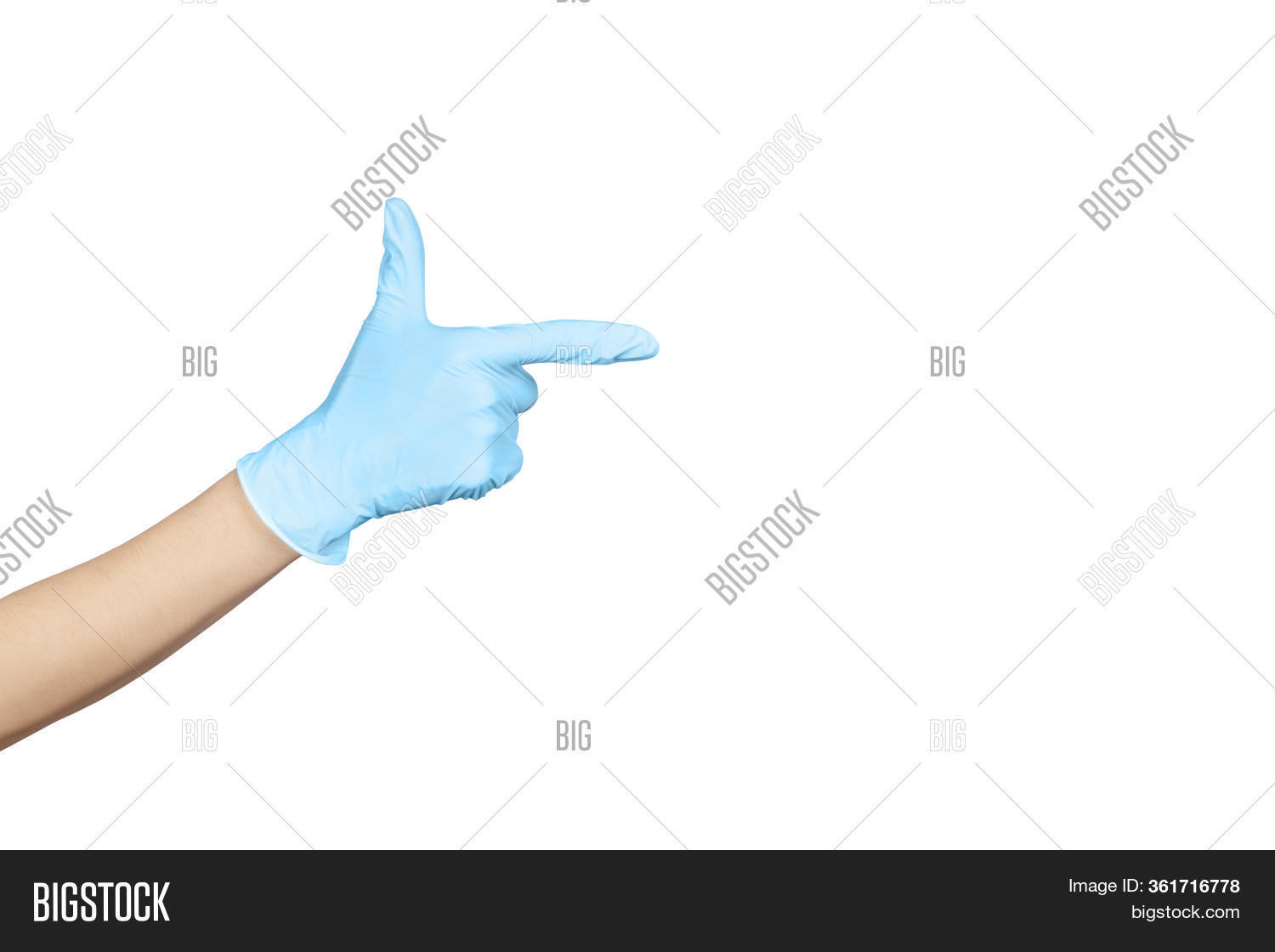 Hand Sign. Hand Blue Image & Photo (Free Trial) | Bigstock