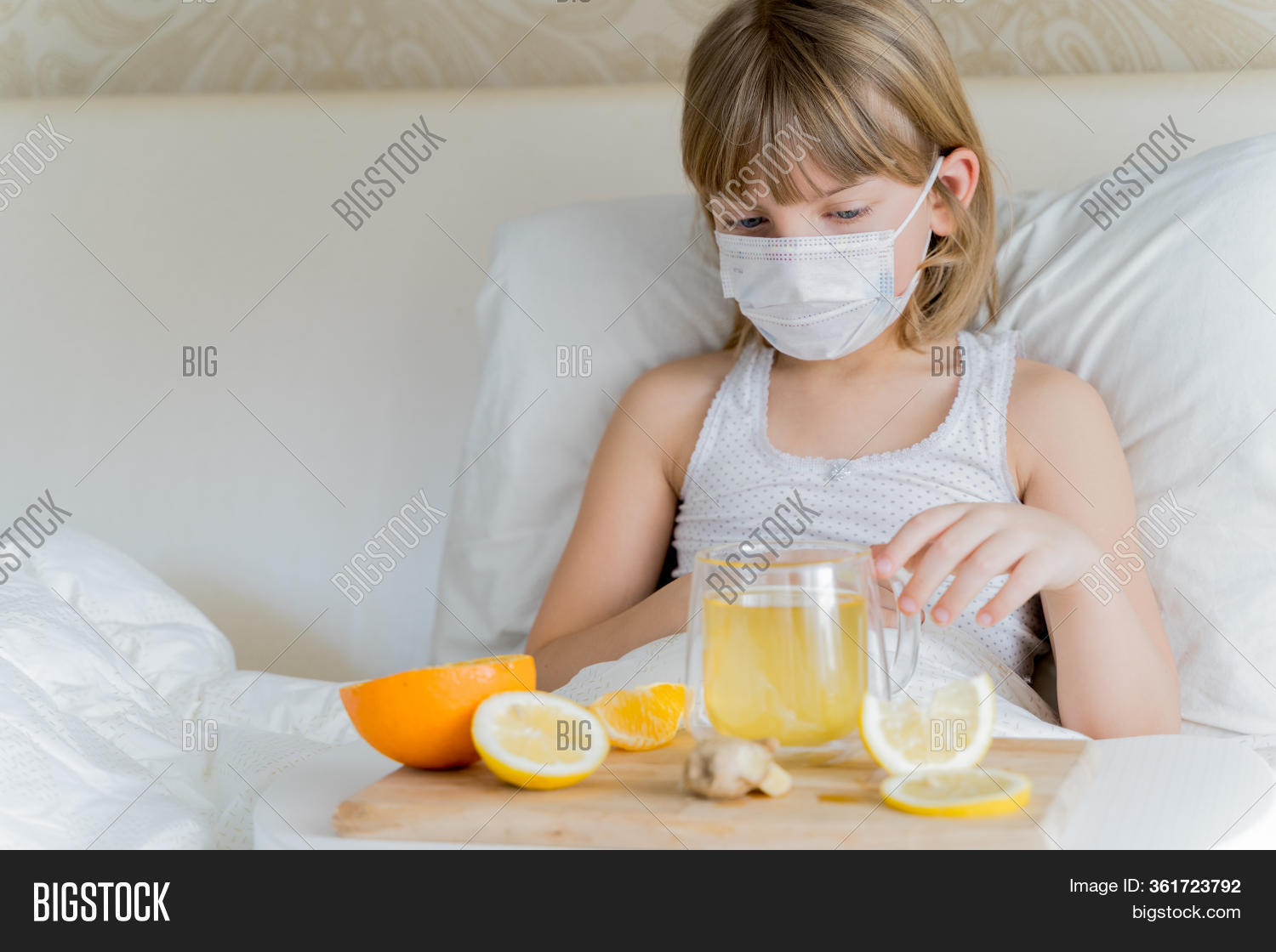 Little Sick Girl Face Image & Photo (Free Trial) | Bigstock