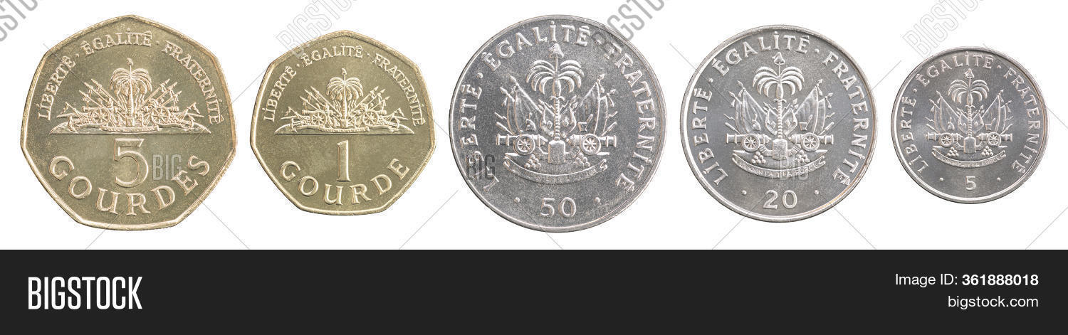Haiti Coins Row Image & Photo (Free Trial) | Bigstock
