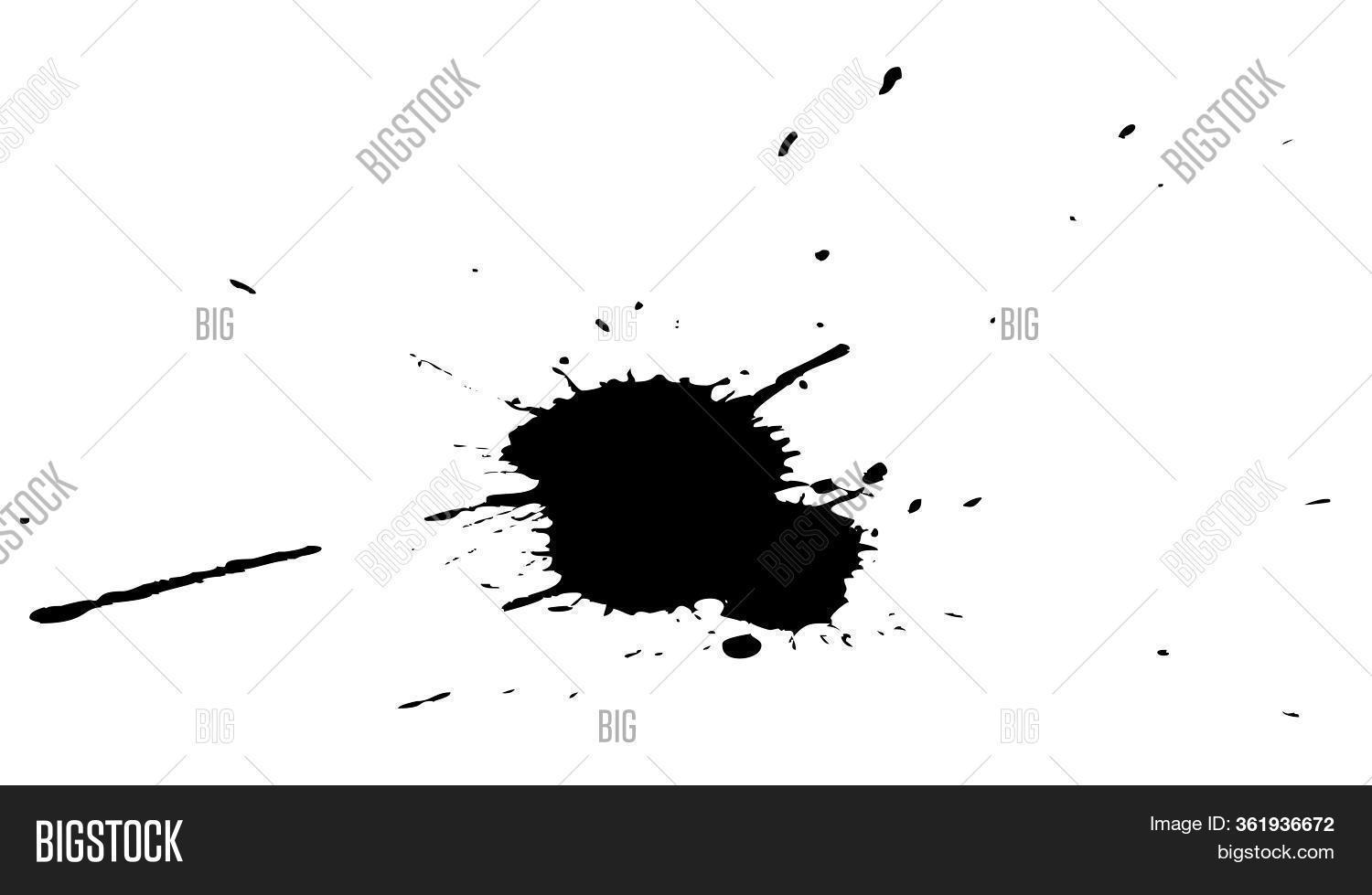 Black Ink Splashes. Image & Photo (Free Trial) | Bigstock