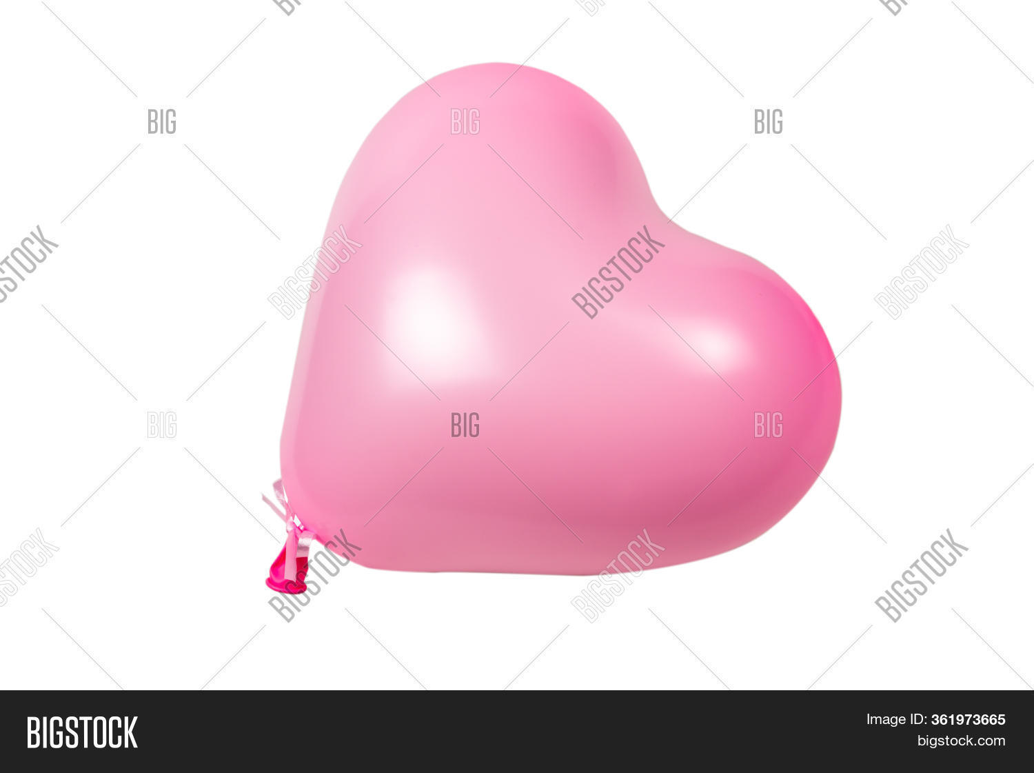 Pink Ballon Isolated Image & Photo (Free Trial) | Bigstock