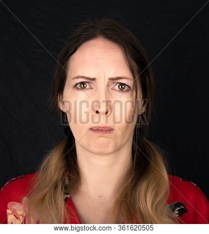 Emotion. Closed Woman Image & Photo (Free Trial) | Bigstock