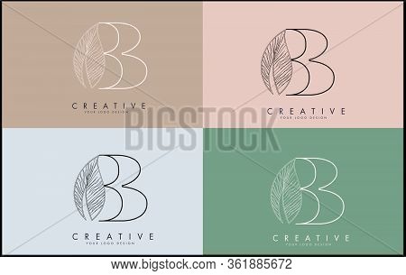 Outline Letter B Logo Vector & Photo (Free Trial) | Bigstock