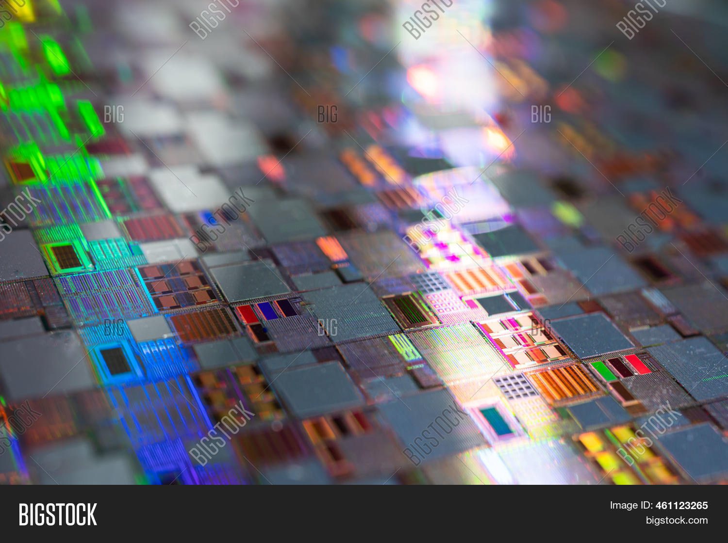 Silicon Wafer Image & Photo (Free Trial) | Bigstock