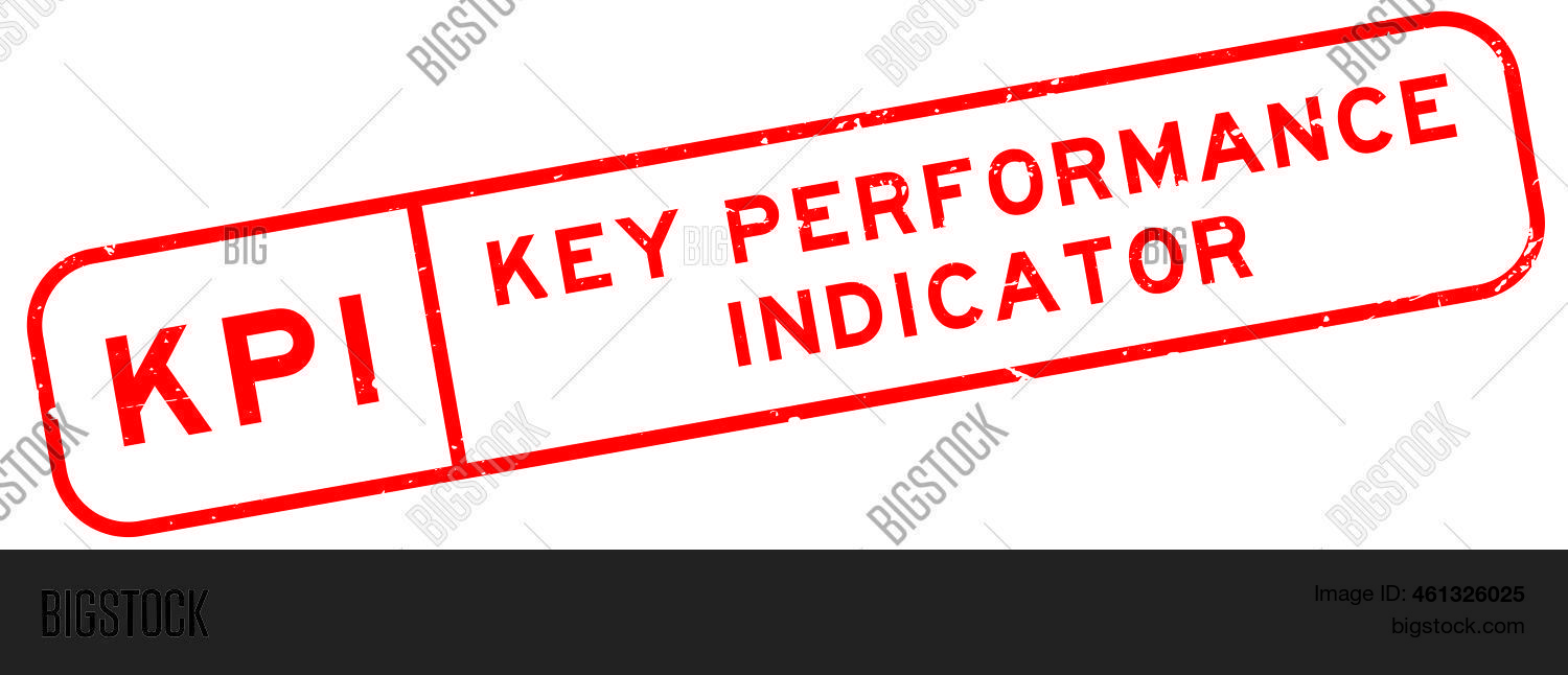 Grunge Red Kpi Key Vector & Photo (Free Trial) | Bigstock
