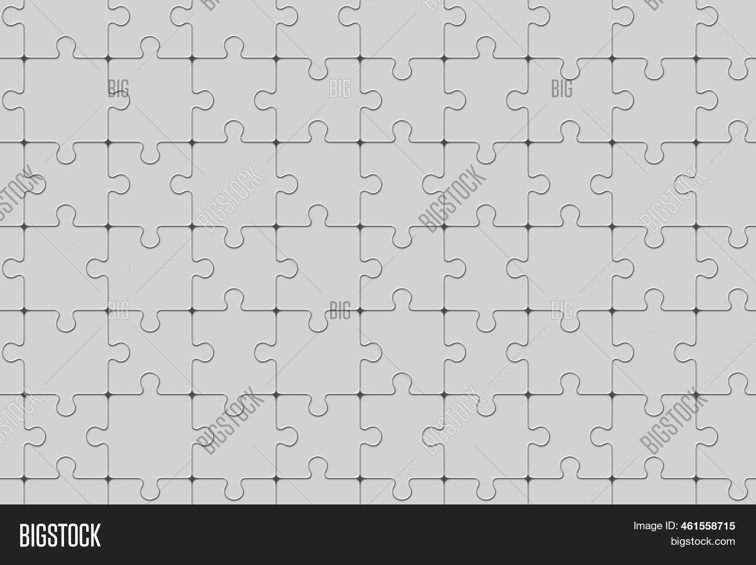 Blank Puzzle Seamless Image & Photo (Free Trial) | Bigstock