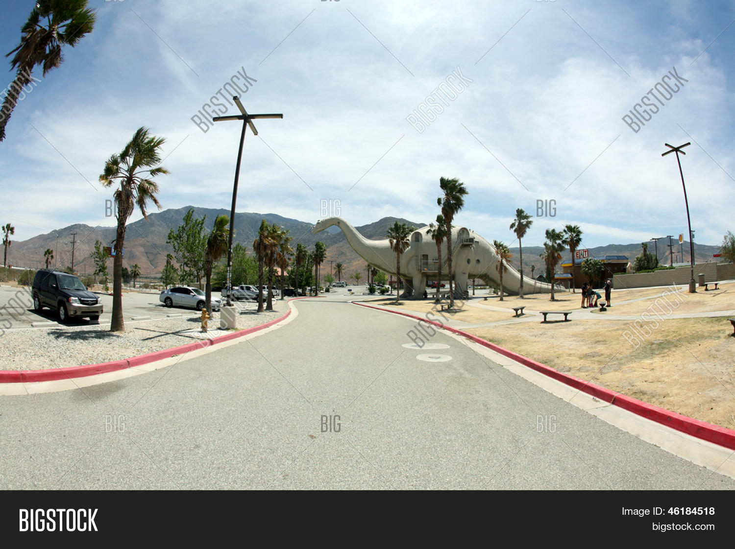 Dinosaur Road Side Image & Photo (Free Trial) | Bigstock