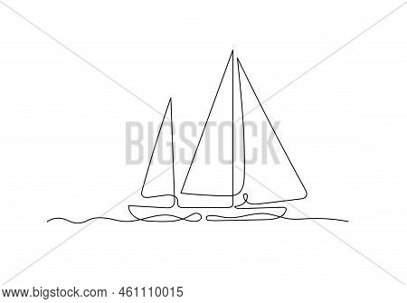 Continuous Line Vector & Photo (Free Trial) | Bigstock
