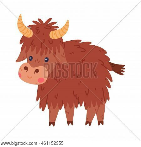 Cute Yak Character Vector & Photo (Free Trial) | Bigstock