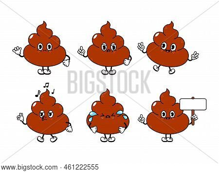 Funny Happy Poop Vector & Photo (Free Trial) | Bigstock