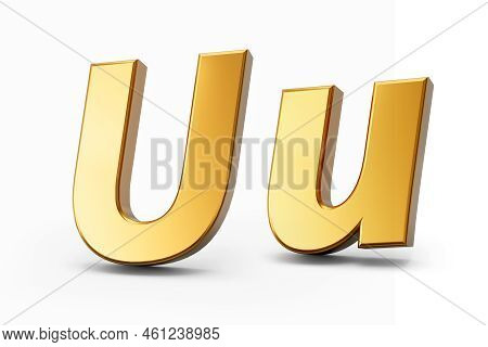 3d Letter U Gold Metal Image & Photo (Free Trial) | Bigstock