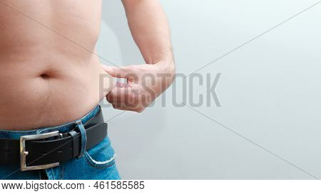 Man Holding His Excess Image & Photo (Free Trial) | Bigstock