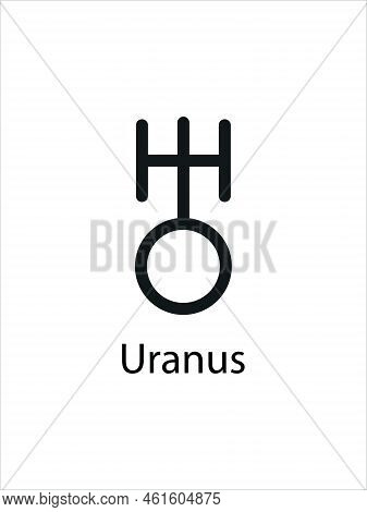 Uranus Symbol Planets Vector & Photo (Free Trial) | Bigstock