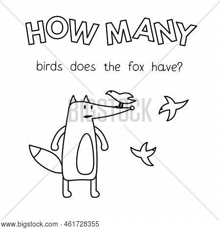 Cartoon Fox Counting Vector & Photo (Free Trial) | Bigstock