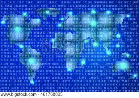 World Map Technology Vector & Photo (Free Trial) | Bigstock