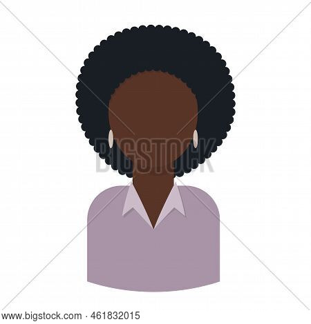 Black Woman Icon Flat Vector & Photo (Free Trial) | Bigstock