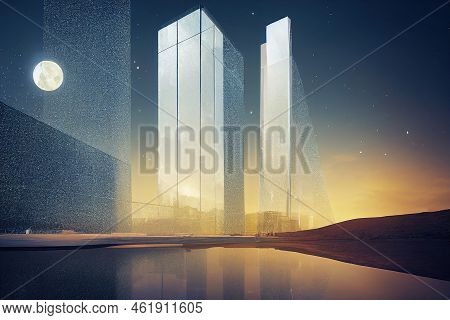 Futuristic City Glass Image & Photo (Free Trial) | Bigstock