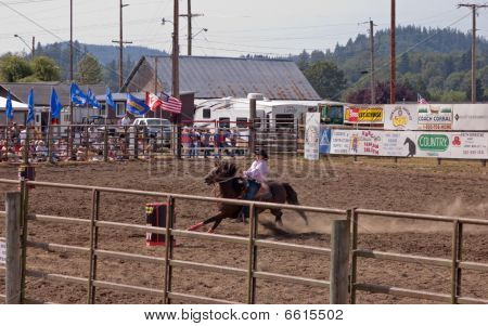 Woman Barrel Racing Image & Photo (Free Trial) | Bigstock