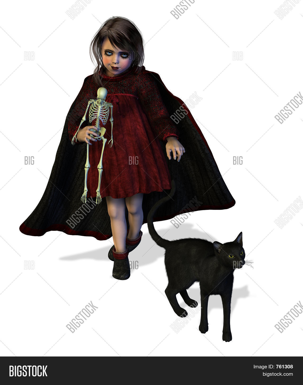 Little Goth Girl Image & Photo (Free Trial) | Bigstock