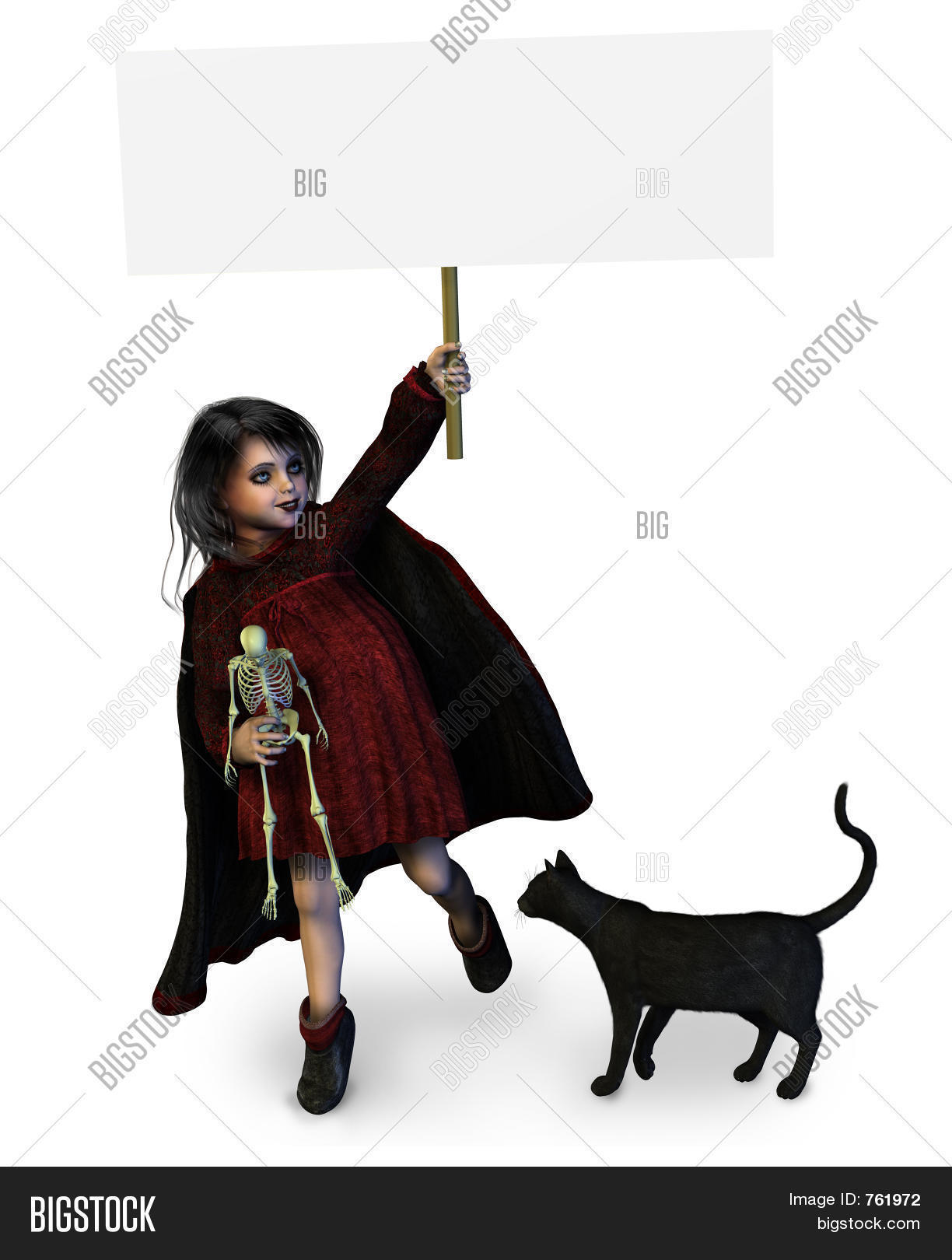 Little Goth Girl Image & Photo (Free Trial) | Bigstock