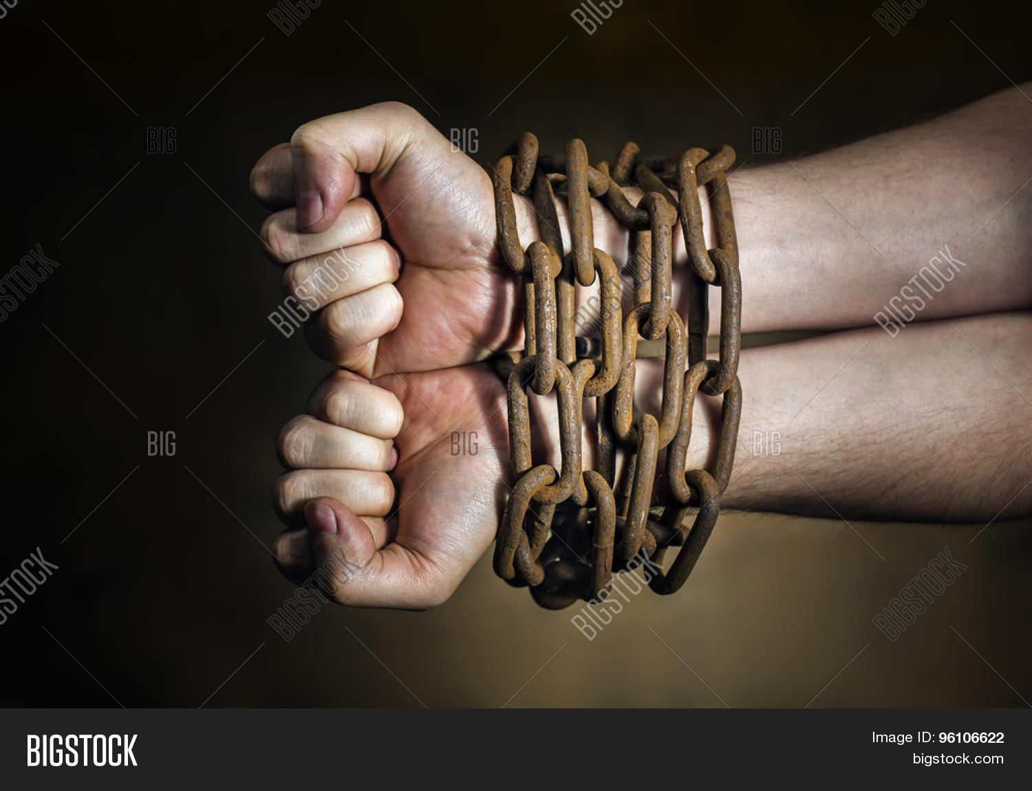 Hands Man Rusty Chain Image & Photo (Free Trial) | Bigstock