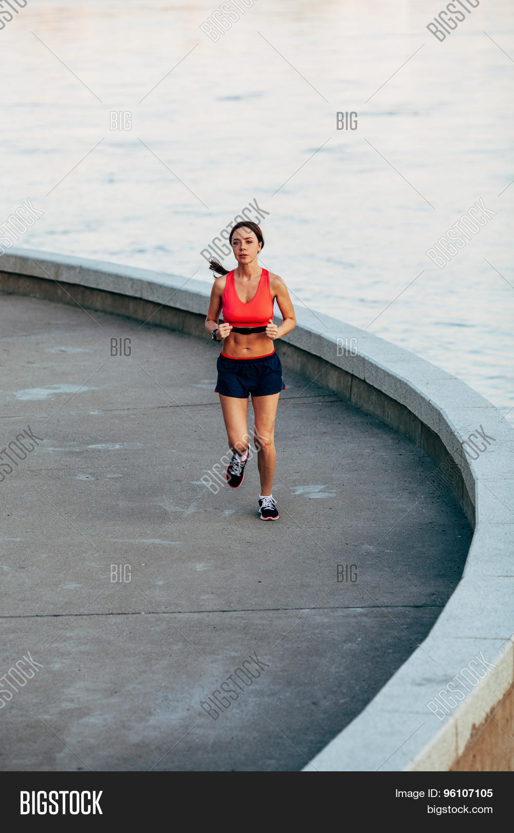 Woman Runnning Along Image & Photo (Free Trial) | Bigstock