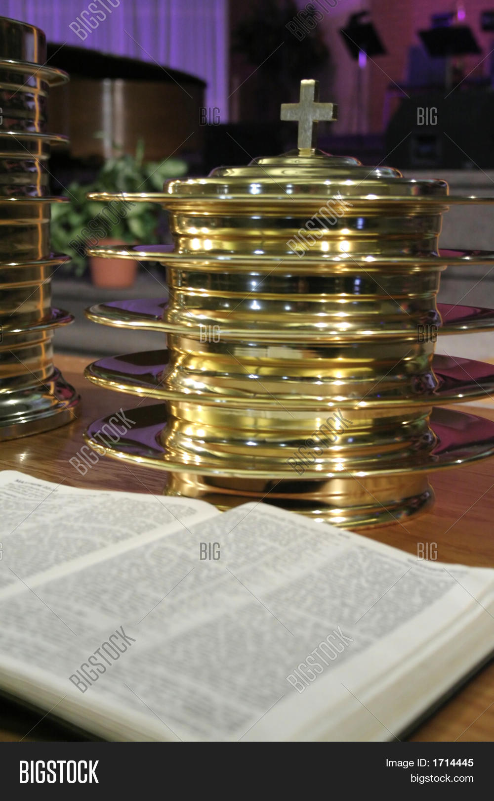 Communion Plates Bible Image & Photo (Free Trial) | Bigstock