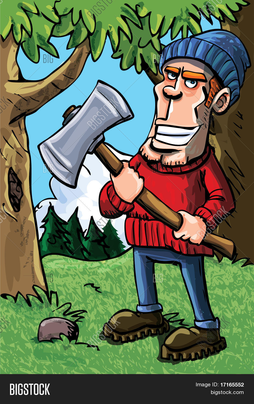 Cartoon Lumberjack Image & Photo (Free Trial) | Bigstock