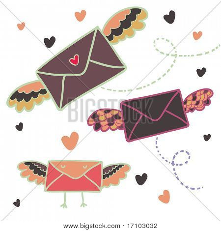 Cartoon Mailing Vector & Photo (Free Trial) | Bigstock