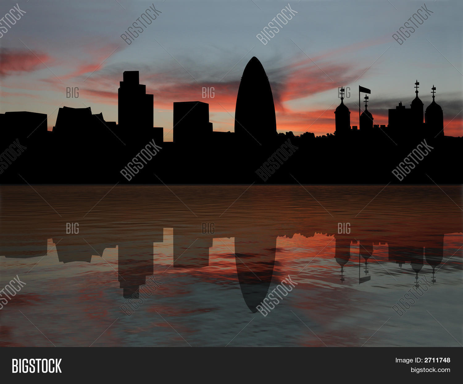 London Skyline Sunset Image & Photo (Free Trial) | Bigstock