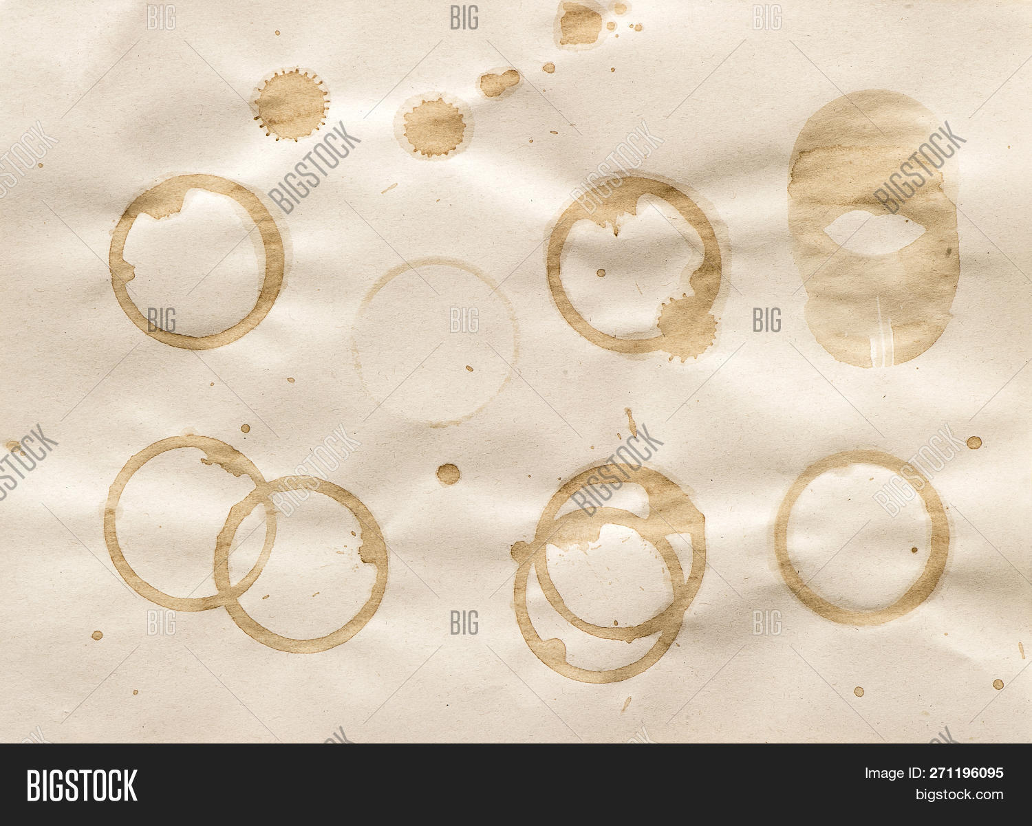 Coffee Tea Stains On Image & Photo (Free Trial) | Bigstock