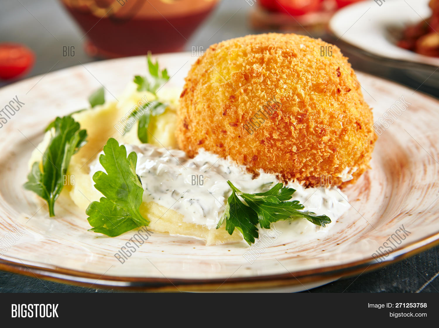 Fried Chicken Kiev Image & Photo (Free Trial) | Bigstock