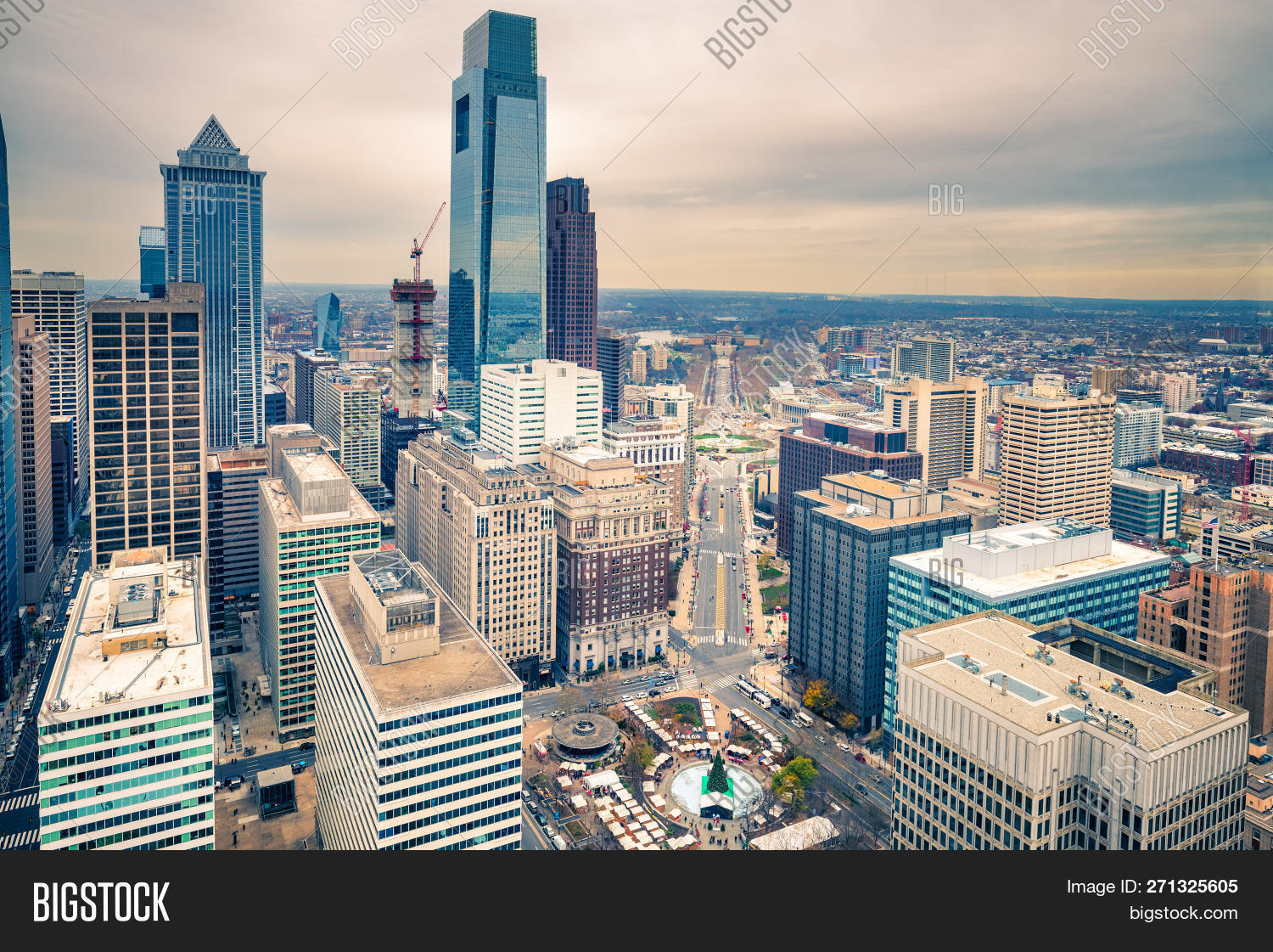Top View Downtown Image & Photo (Free Trial) | Bigstock