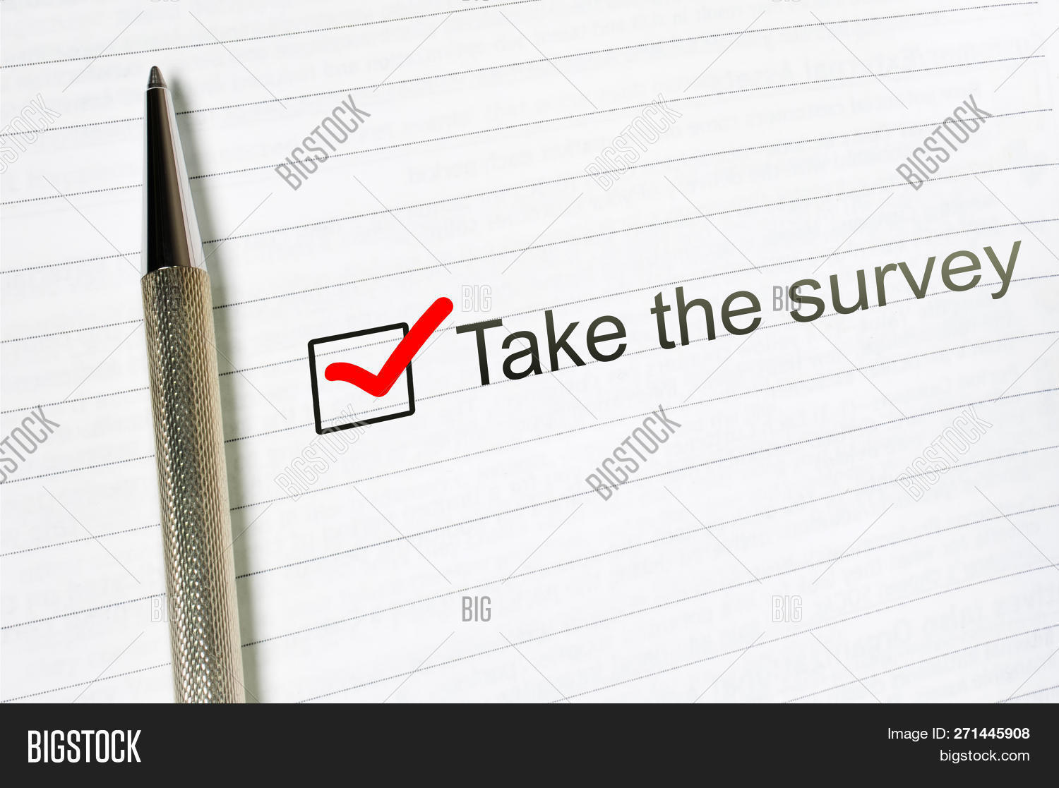 Take Survey Check Box Image & Photo (Free Trial) | Bigstock