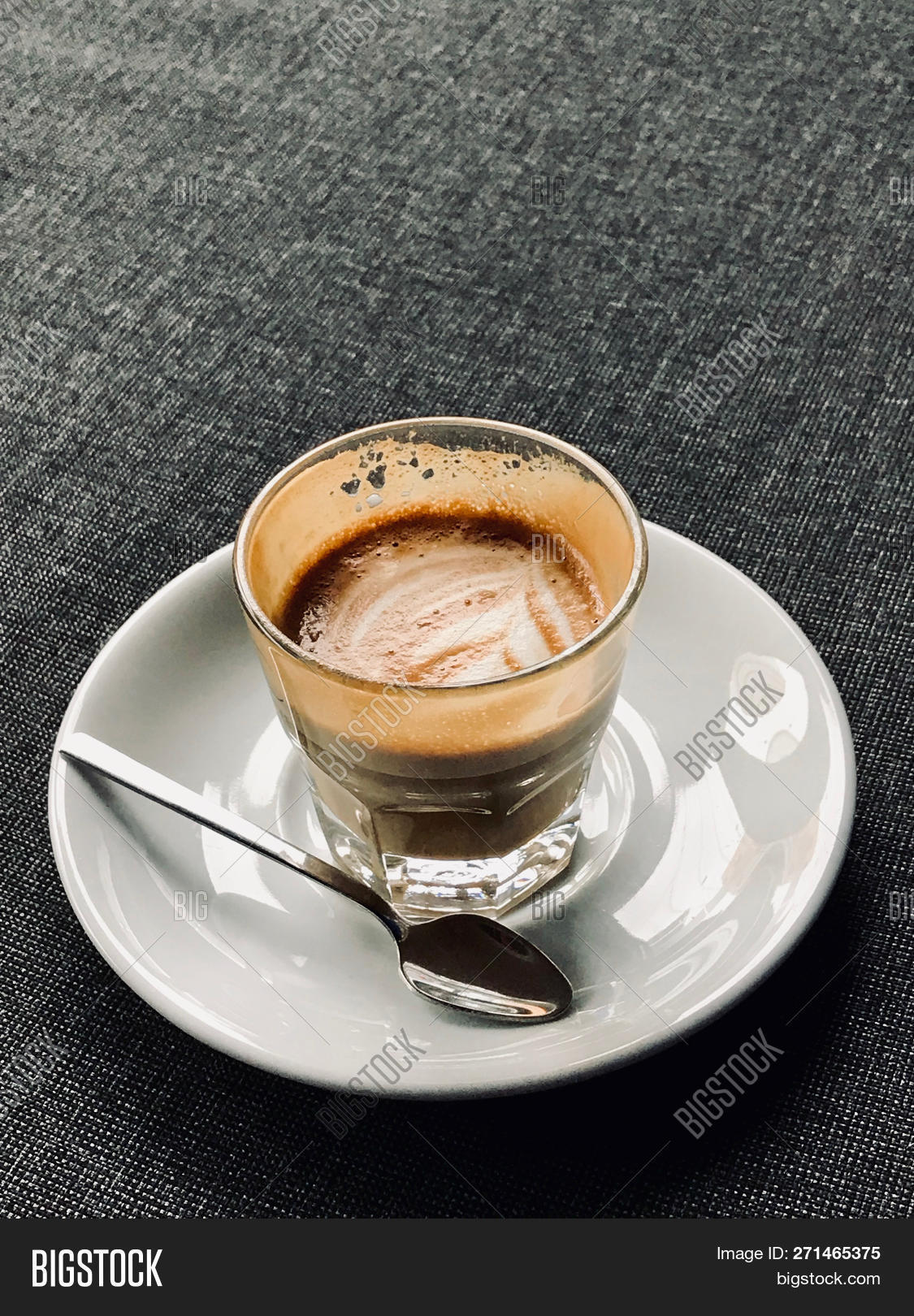 Glass Picolo Latte Image & Photo (Free Trial) | Bigstock