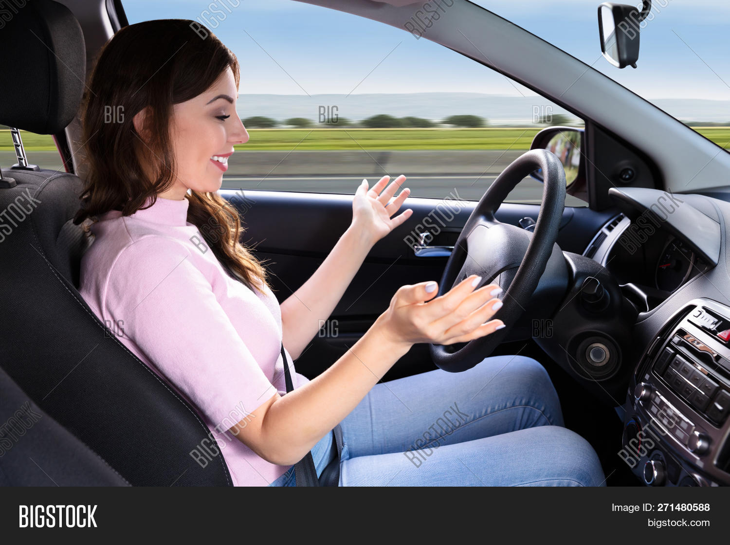 Side View Happy Young Image & Photo (Free Trial) | Bigstock