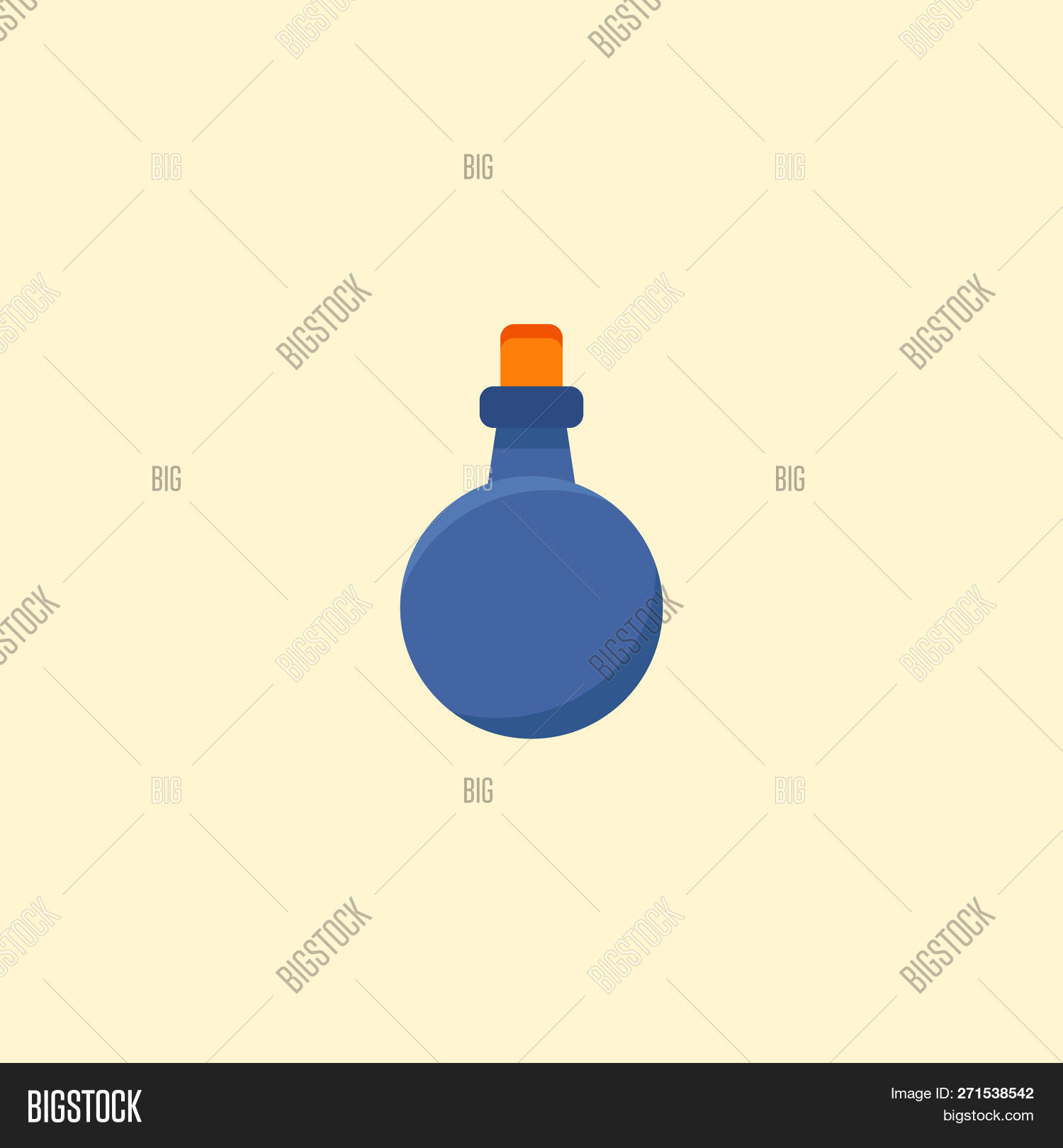 Mana Potion Icon Flat Image & Photo (Free Trial) | Bigstock