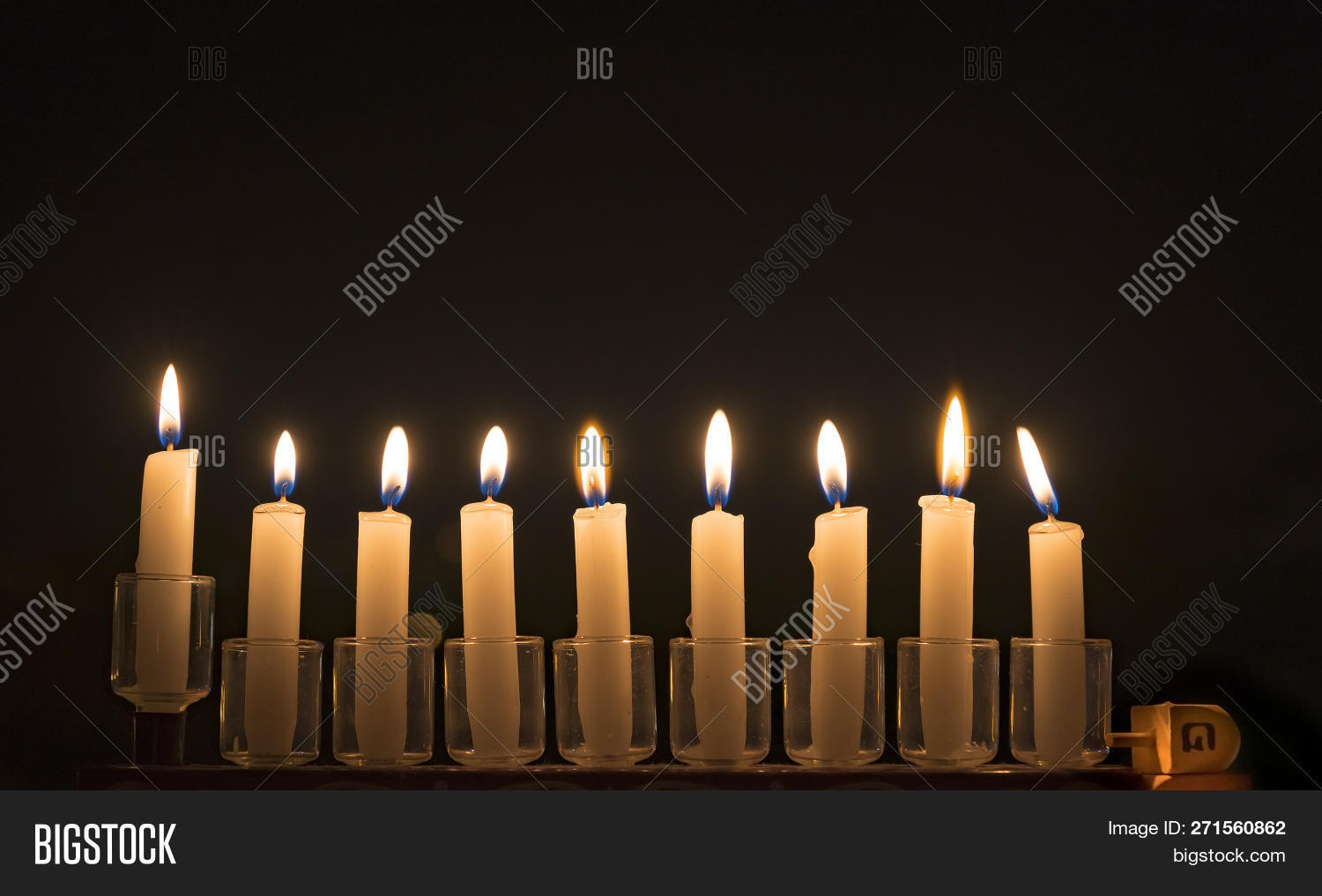 Menorah Burning Image & Photo (Free Trial) | Bigstock