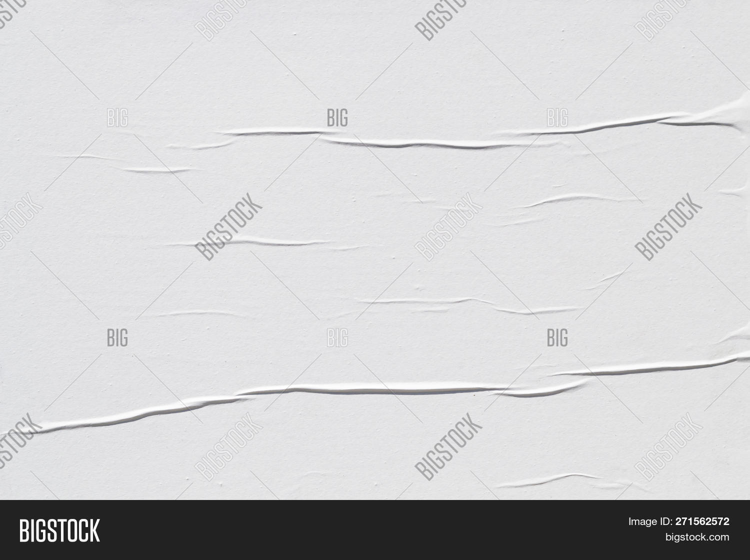White Creased Poster Image & Photo (Free Trial) | Bigstock