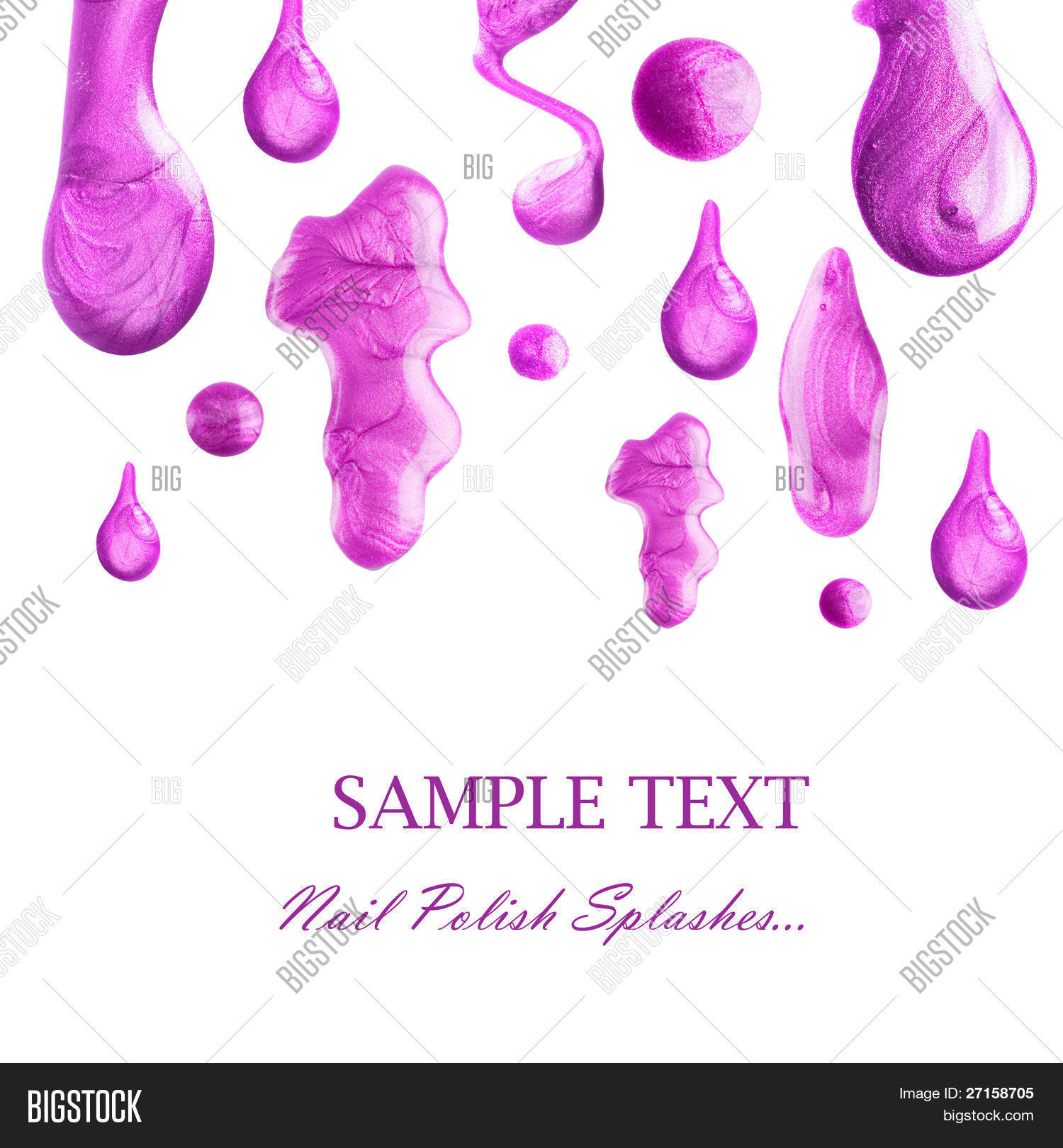 Nail Polish Splashes Image & Photo (Free Trial) | Bigstock