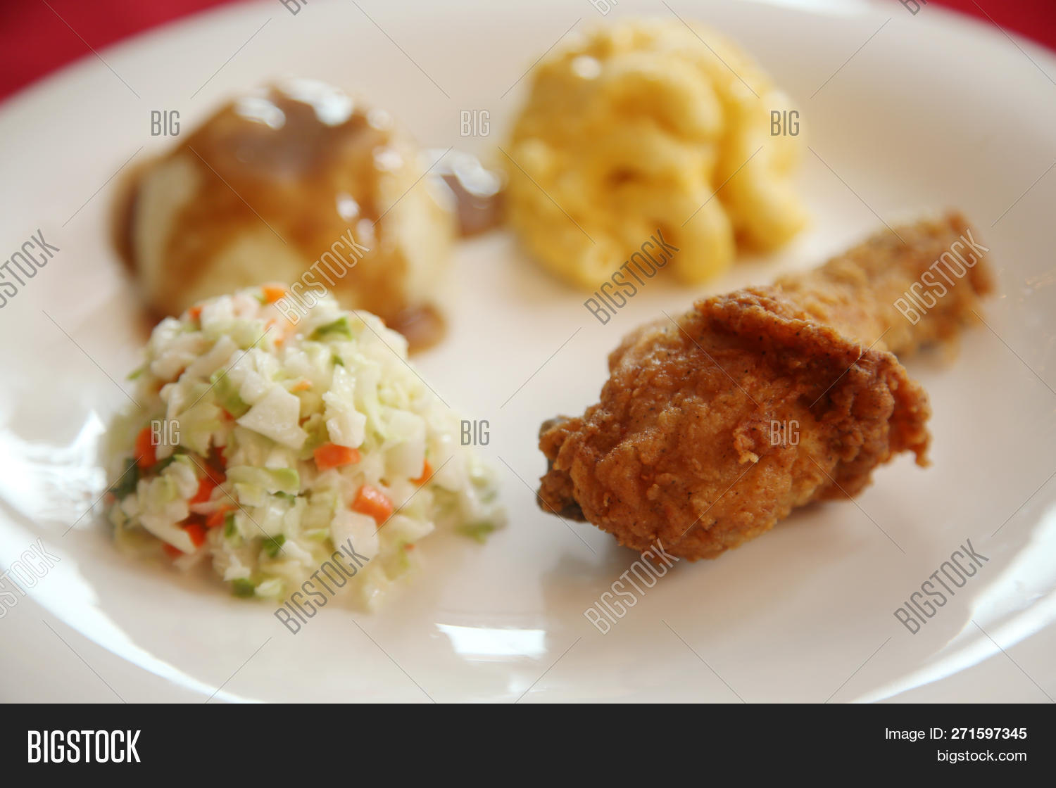Chicken Dinner. Close Image & Photo (Free Trial) | Bigstock