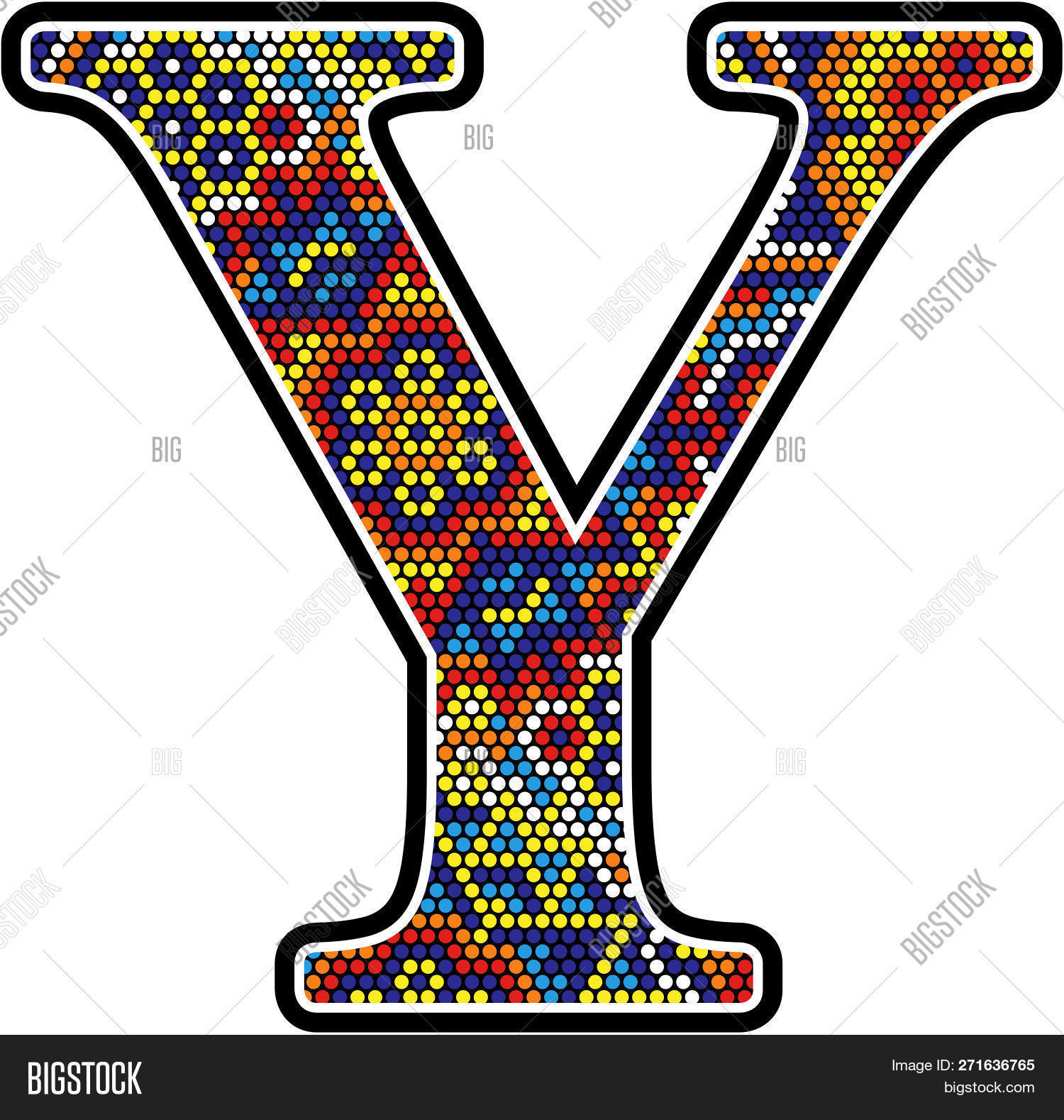 Initial Y Colorful Vector & Photo (Free Trial) | Bigstock