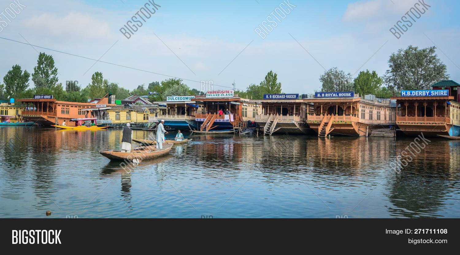 Landscape Dal Lake Image & Photo (Free Trial) | Bigstock