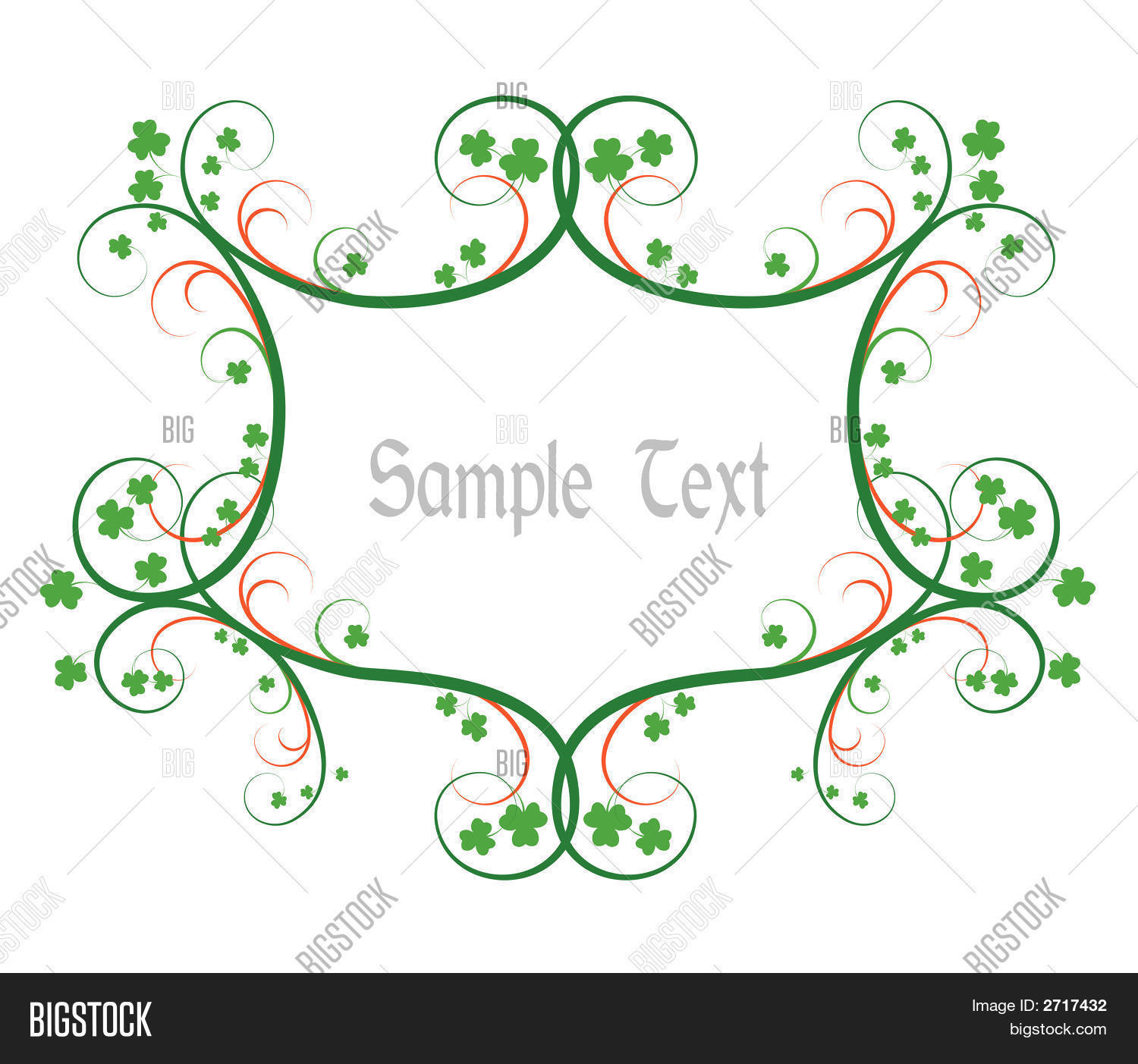Fancy Irish Border Vector & Photo (Free Trial) | Bigstock